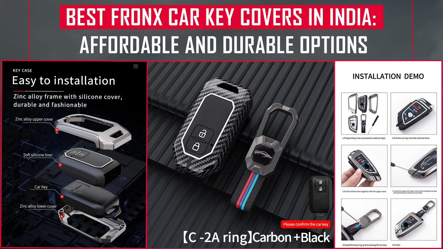 Best Fronx Car Key Covers in India | Affordable & Stylish Options ...