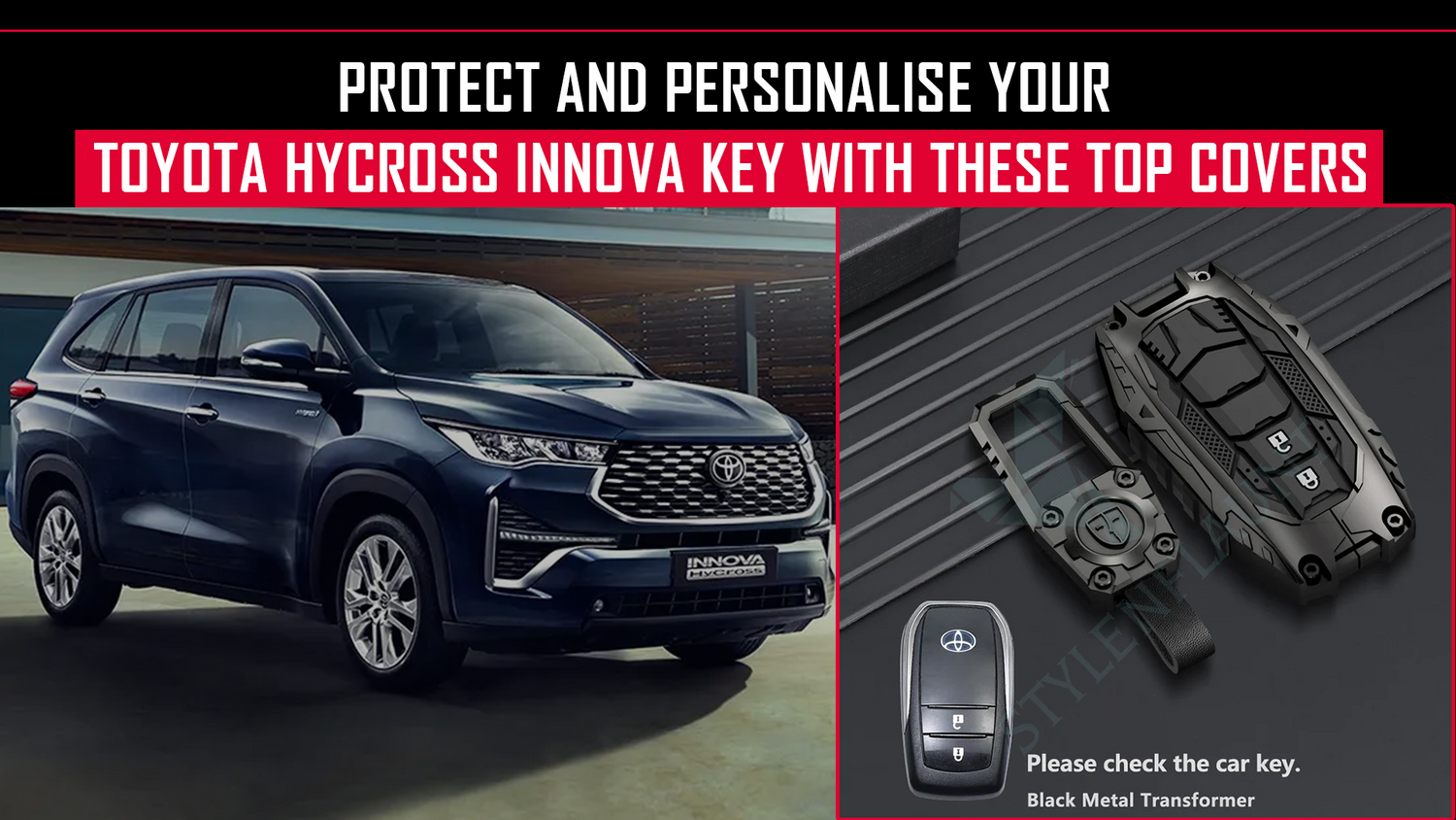 Upgrade Your Toyota Hycross Innova Key with Stylish and Durable Key ...