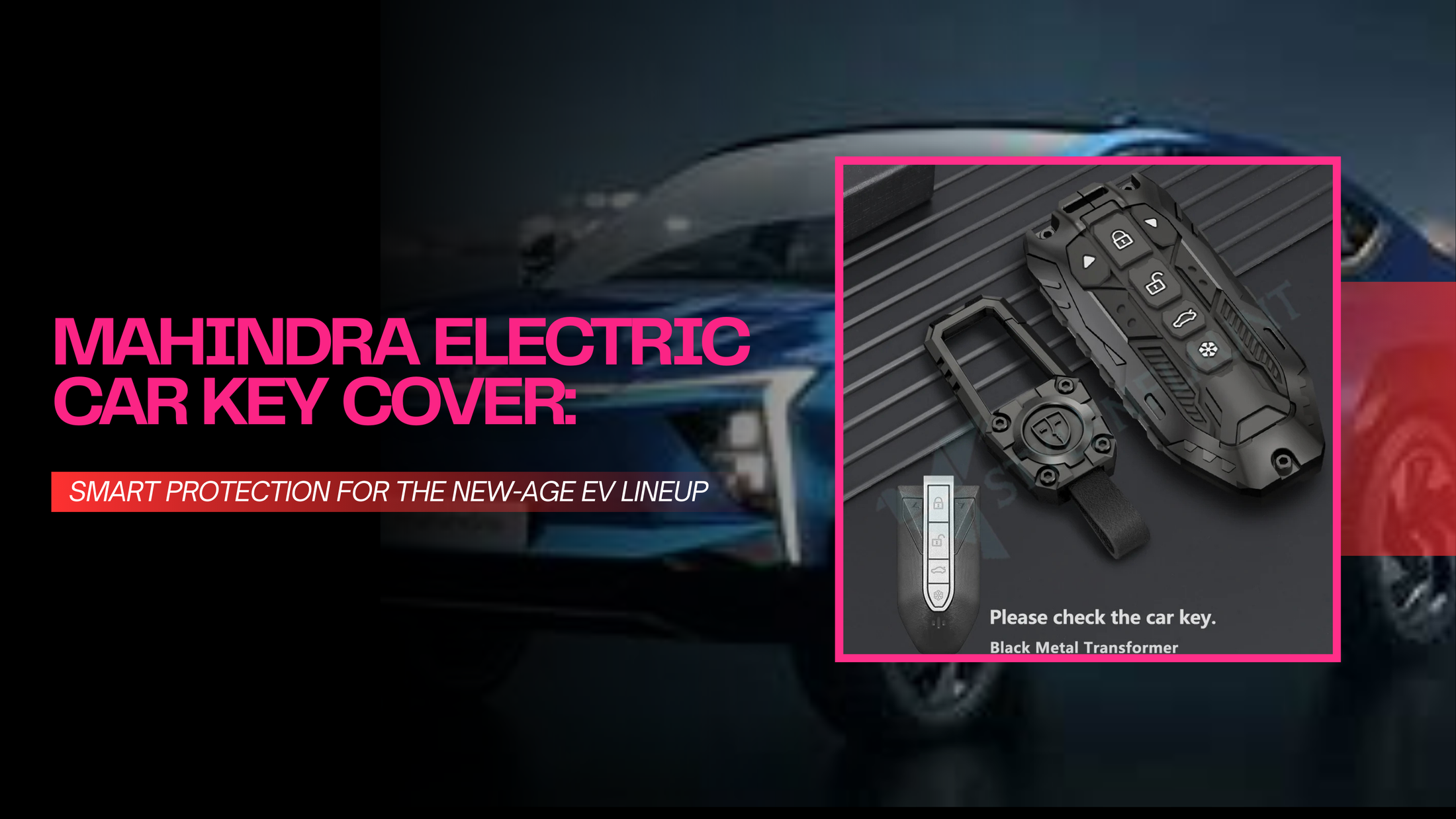 Mahindra Electric Car Key Cover – Premium Protection for Smart EV Keys ...