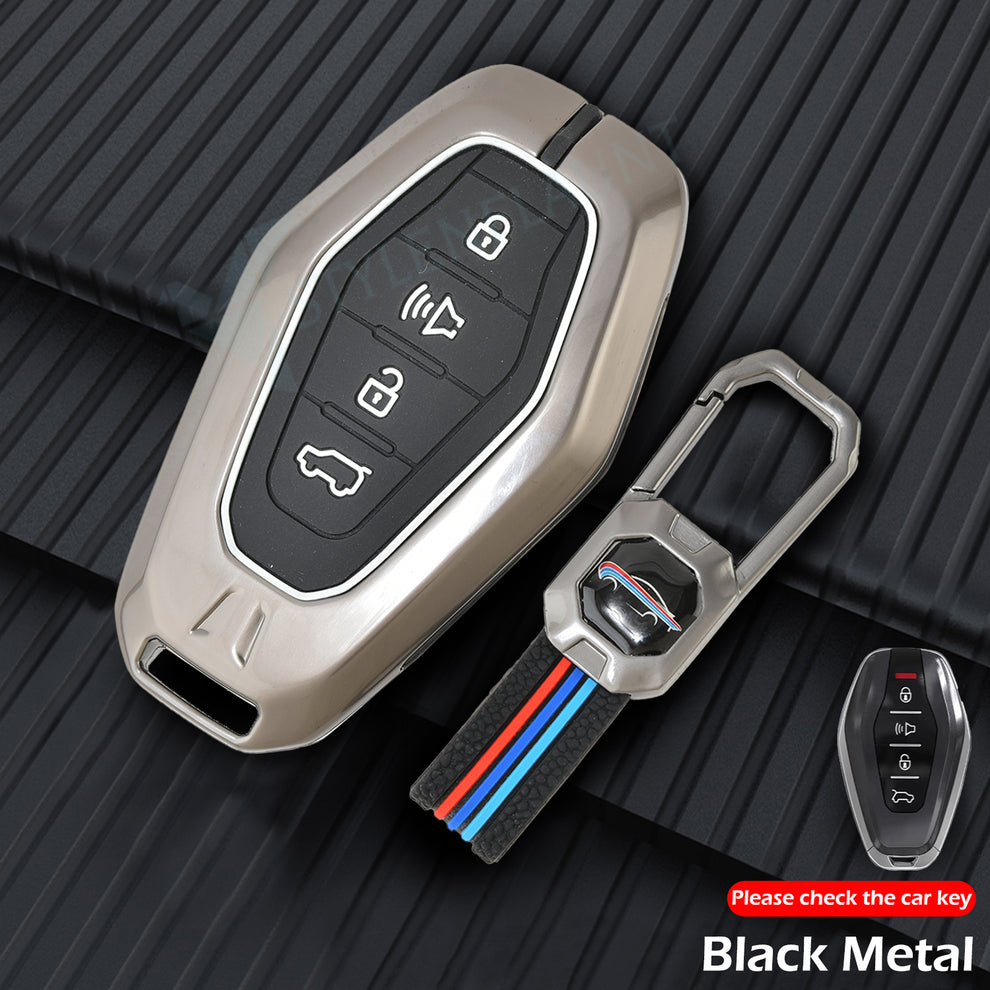 Jetour X70 Plus Luxury Premium Metal Smart Car Key Cover Key Case With ...