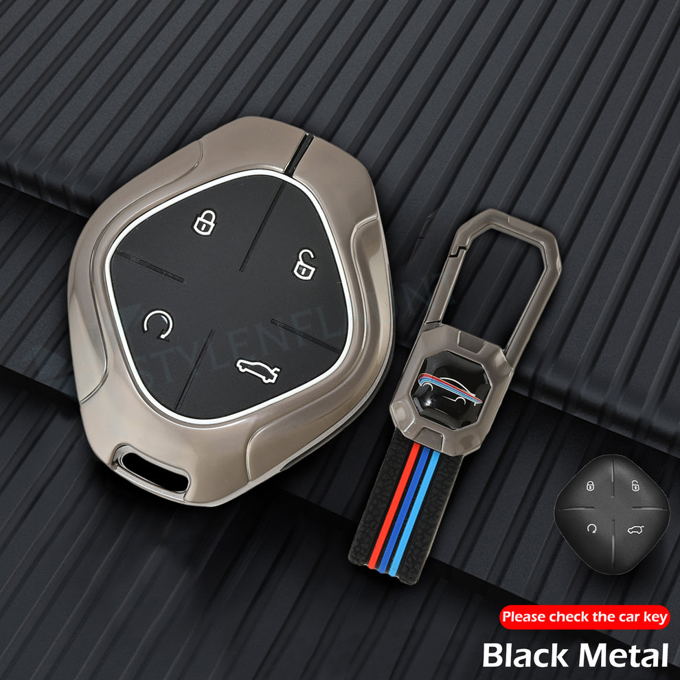 Jetour Dashing Luxury Premium Metal Smart Car Key Cover Key Case With ...